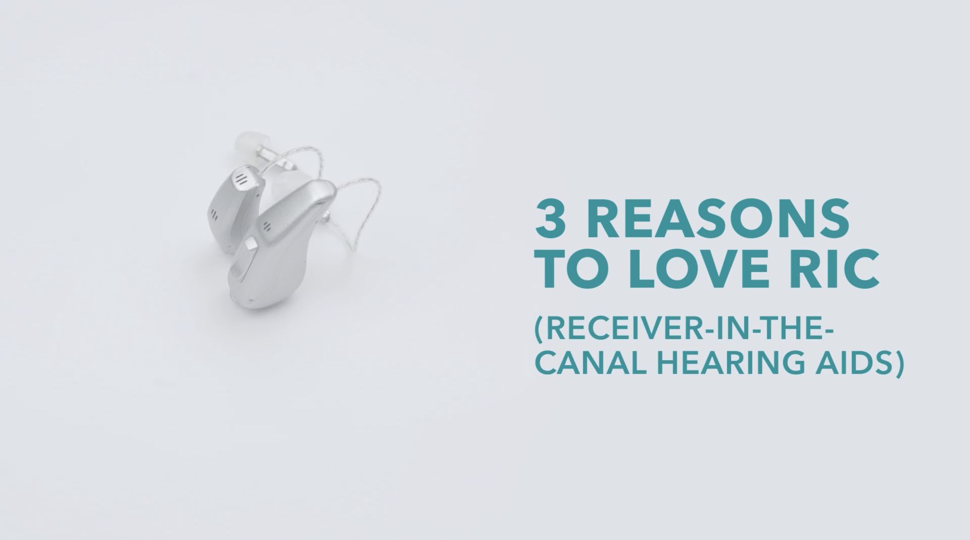 Receiver-in-Canal (RIC) Hearing Aids | Miracle-Ear