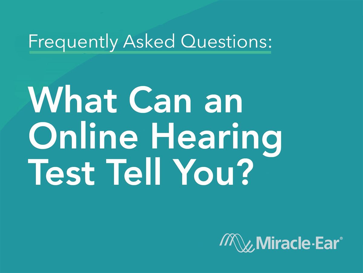 Online Hearing Test: Take a free 5 minute hearing test | Miracle-Ear